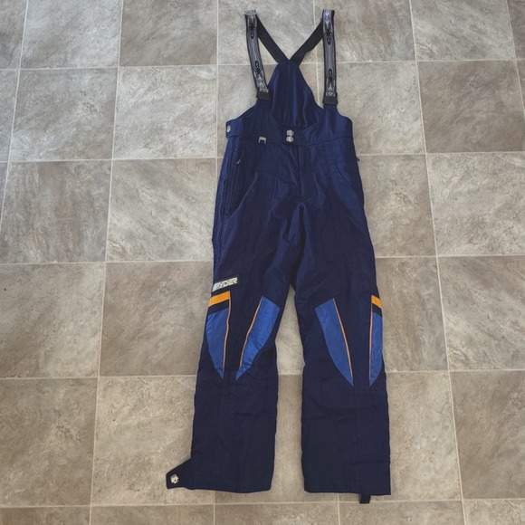Spyder | Other | Spyder Ski Bibs Blue Size M Pants Overalls Thinsulate ...